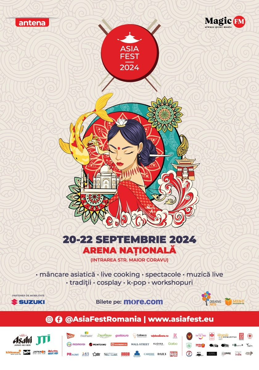 Weekendul acesta călătorim în 15 tari din Asia, la ASIA FEST