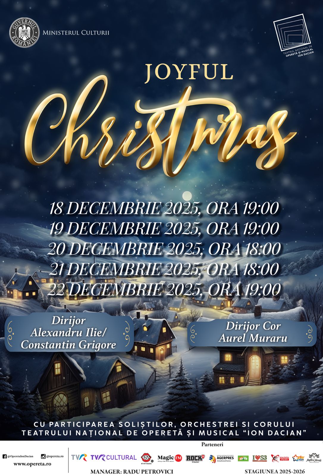 Reprezentatie noua Joyful Christmas | Daniel Urda